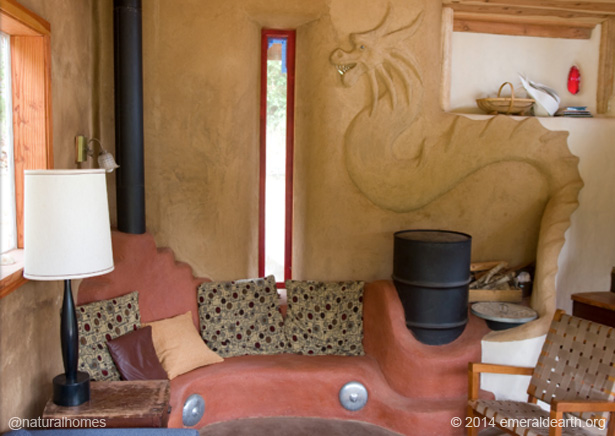 Rocket Mass Heater at Emerald Earth ecoVillage